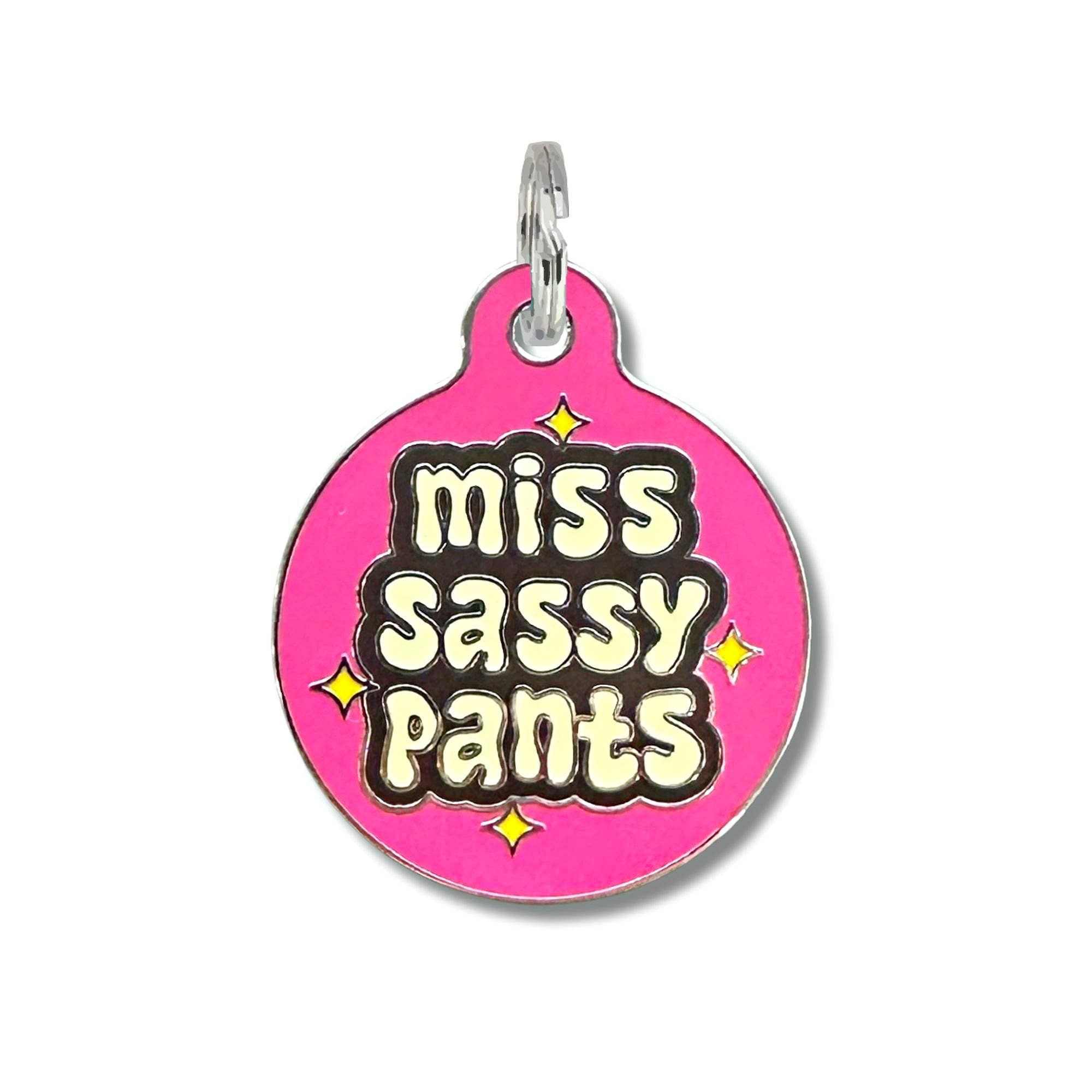 Bad Tags - Dog ID Tag with Personalized QR Code - Miss Sassy Pants ...